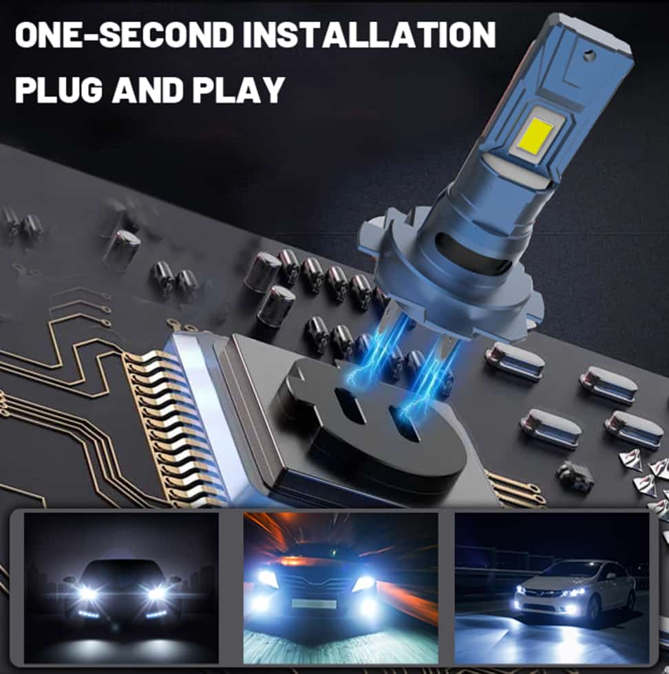 Becuri Led Auto Mini - Crazy 4 Led Plug and Play Canbus 35 watti